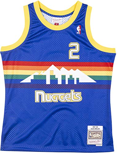 Mitchell & Ness Alex English Denver Nuggets Men's 1991-92 Blue Swingman ...